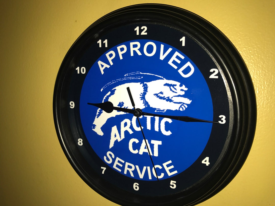 Arctic Cat Oldlogo Snowmobile Authdealer Bar Garage Advertising Man ...