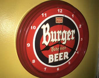 Burger Beer Clock - Etsy