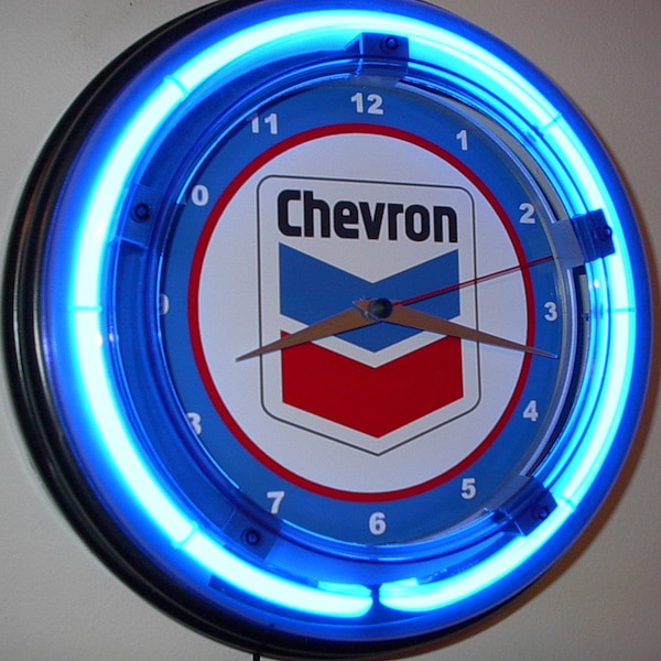 Chevron Wall Clock - Etsy