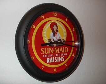 Raisin Wall Clock | Etsy