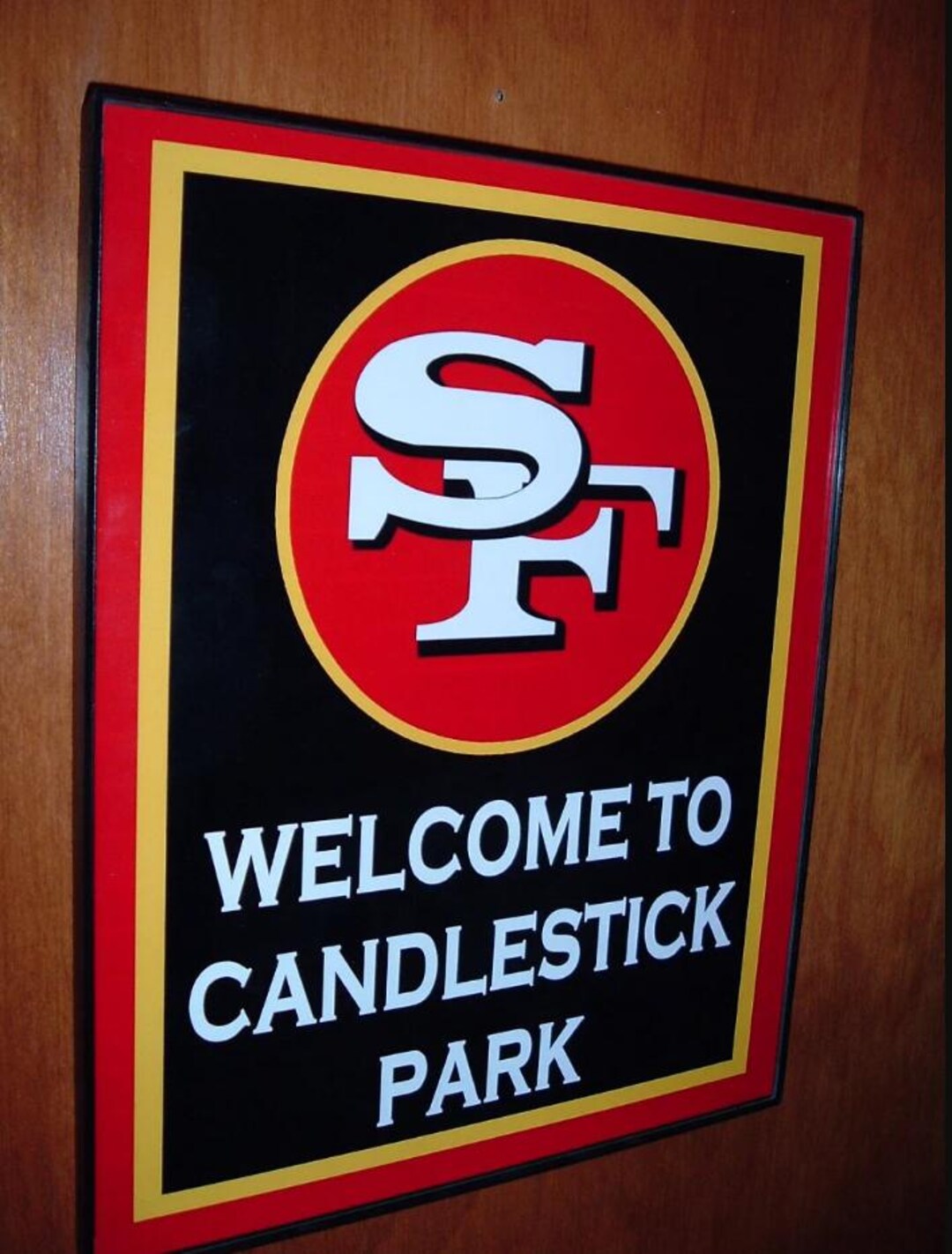 San Francisco 49ers Niners Throwback Footaball Stadium Bar Man Cave ...