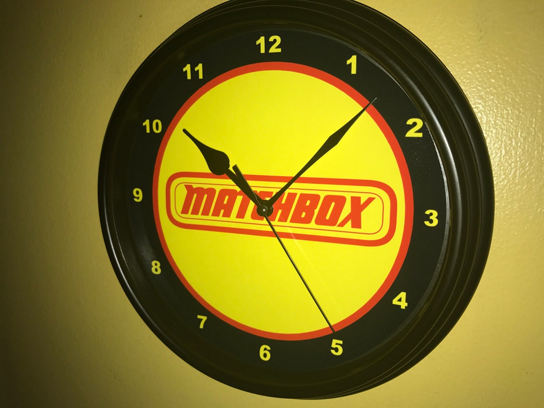 Matchbox Toy Car Truck Store Bar Advertising Man Cave Wall Clock Sign ...
