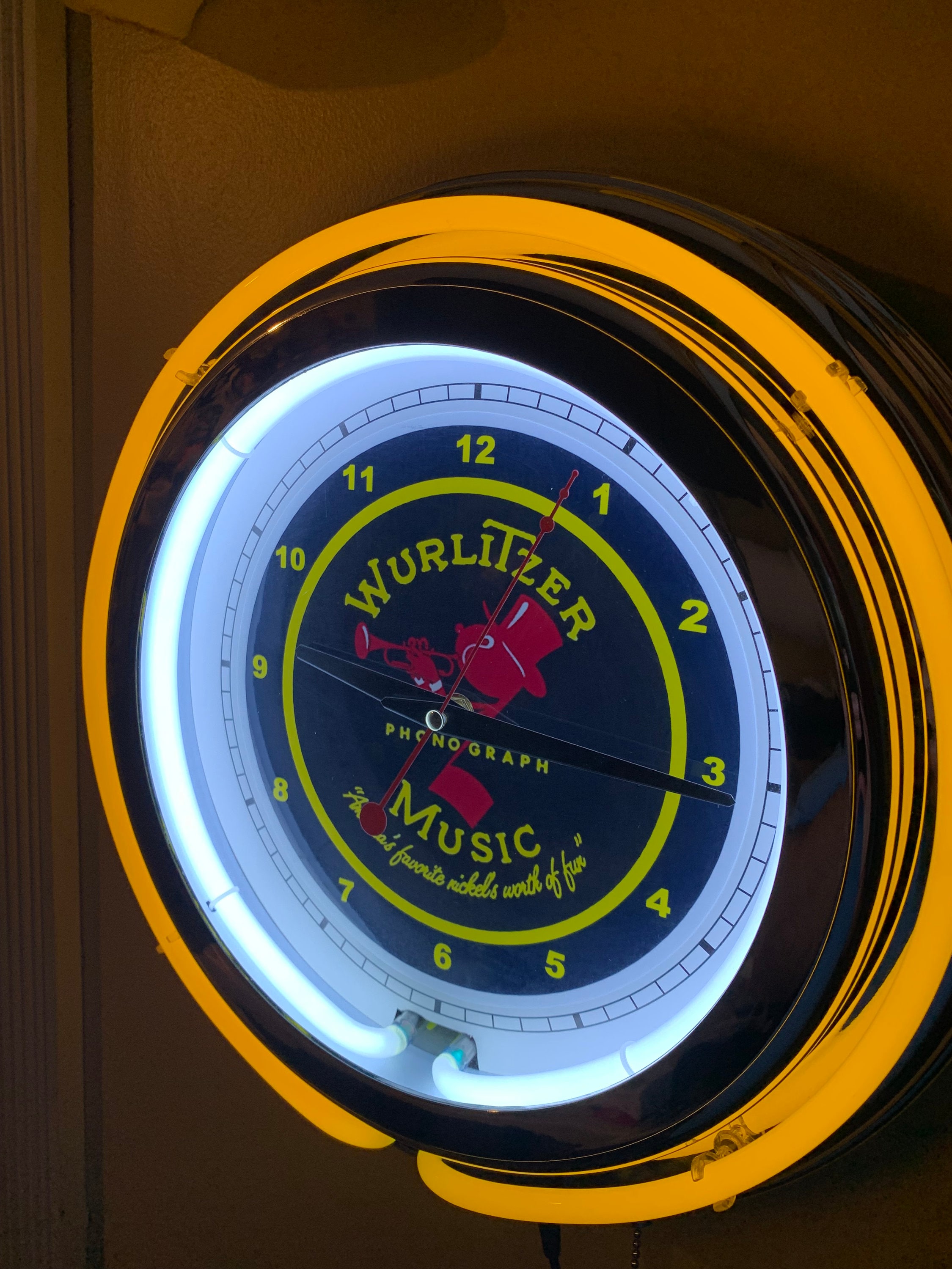Wurlitzer Jukebox Phonograph Arcade Bar Advertising Man Cave YELLOW ...