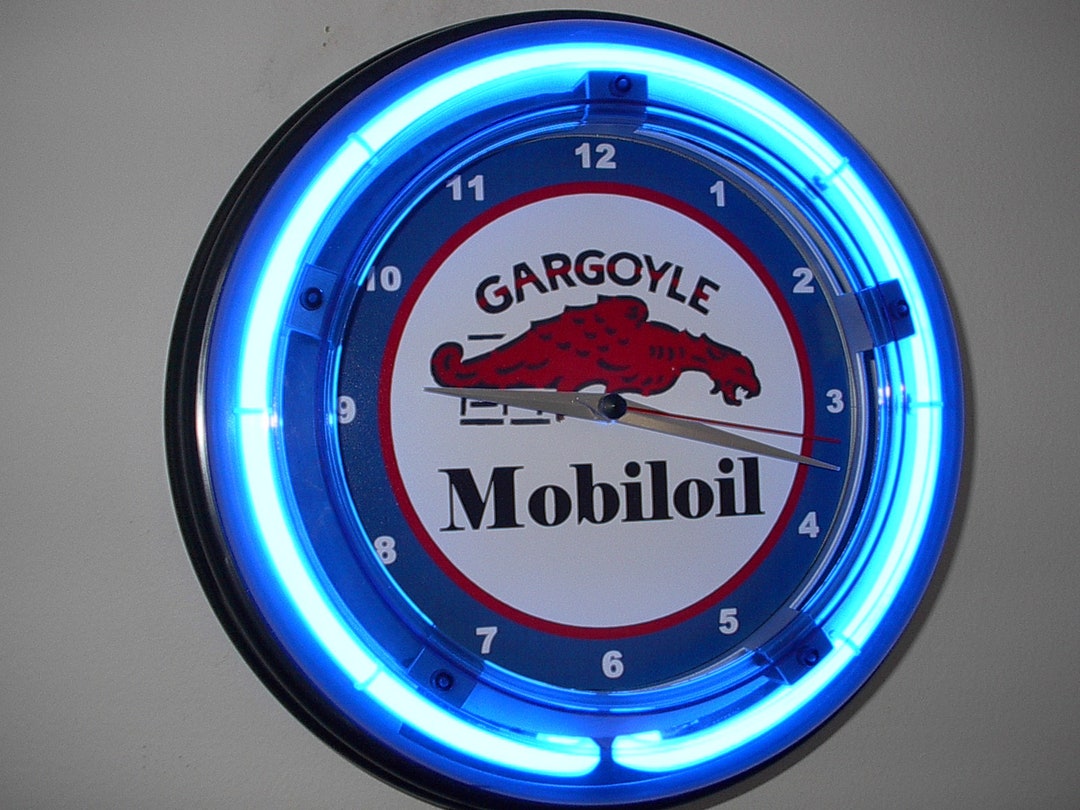 Mobil Gargoyle Oil Gas Service Station Garage Bar Advertising Man Cave ...