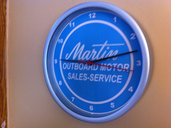Martin Outboard Fishing Boat Motor LOGO Bar Garage Advertising - Etsy