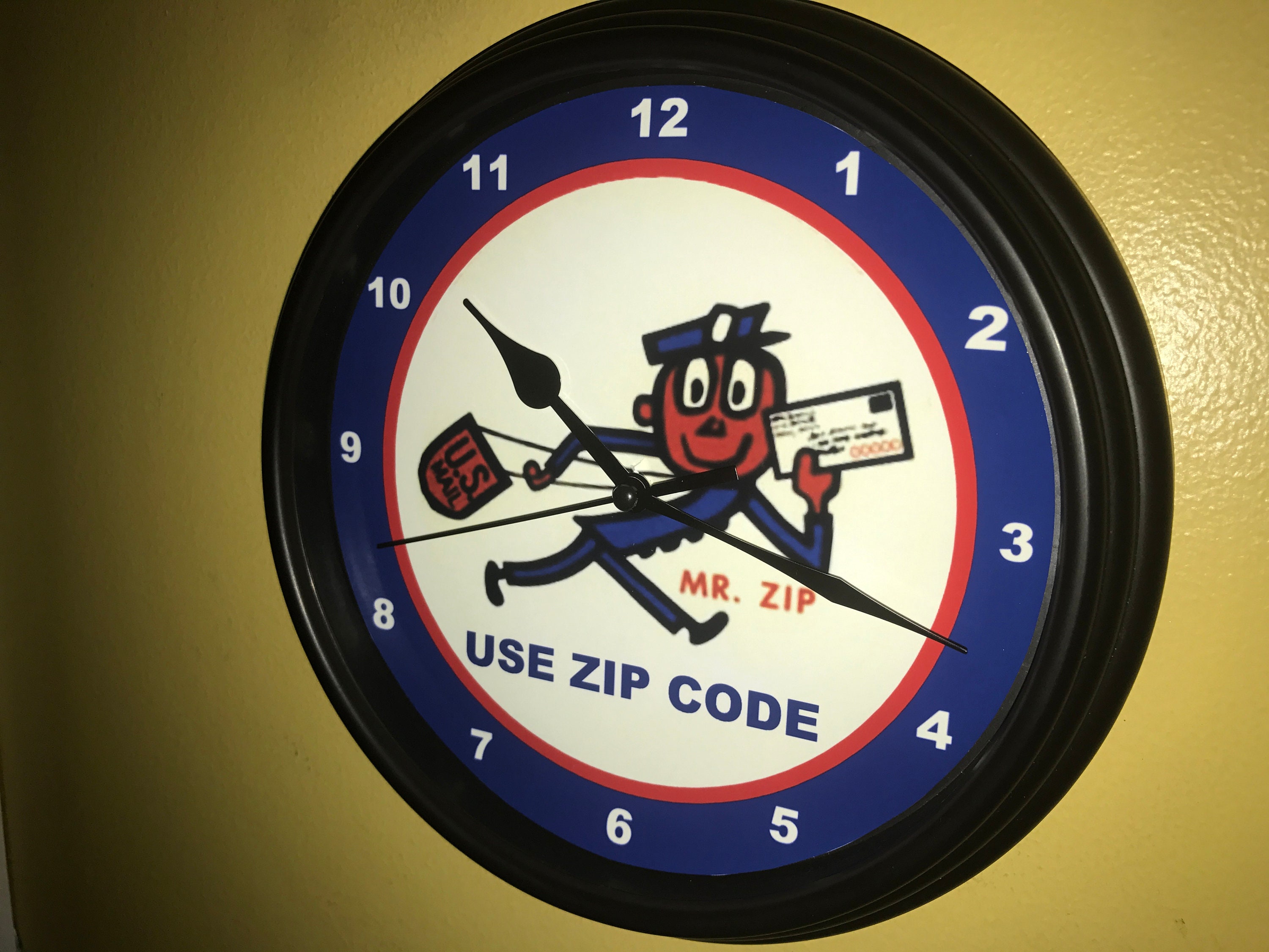 USPS Mr. Zip Post Office Postal Carrier Bar Advertising Man | Etsy