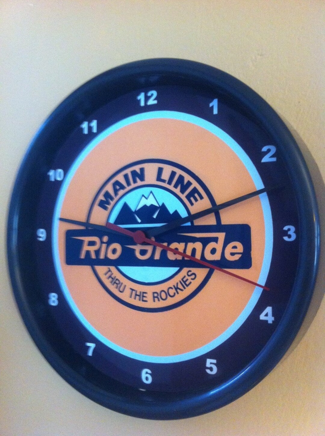 Rio Grande Main Line Railroad Train Station Bar Advertising Man Cave ...