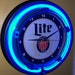 Miller Lite Beer Bar Advertising Man Cave Blue Neon Wall Clock Sign - Etsy