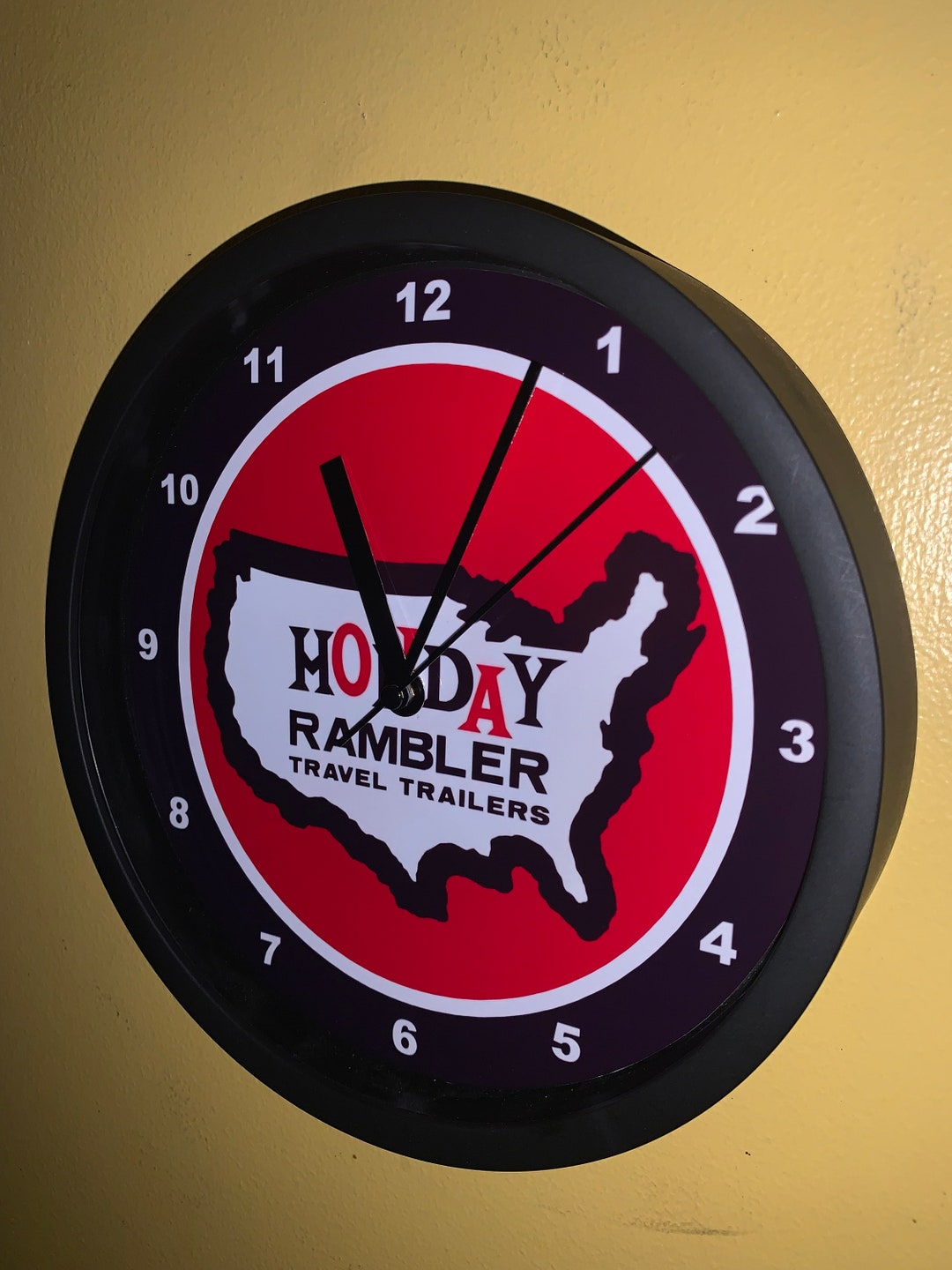 Holiday Rambler Camper Camping Trailer Motor Home Garage Bar ...