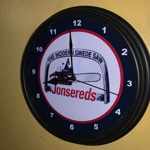 Jonsereds Logo Chainsaw Landscaper Lumberjack Garage Bar Advertising ...