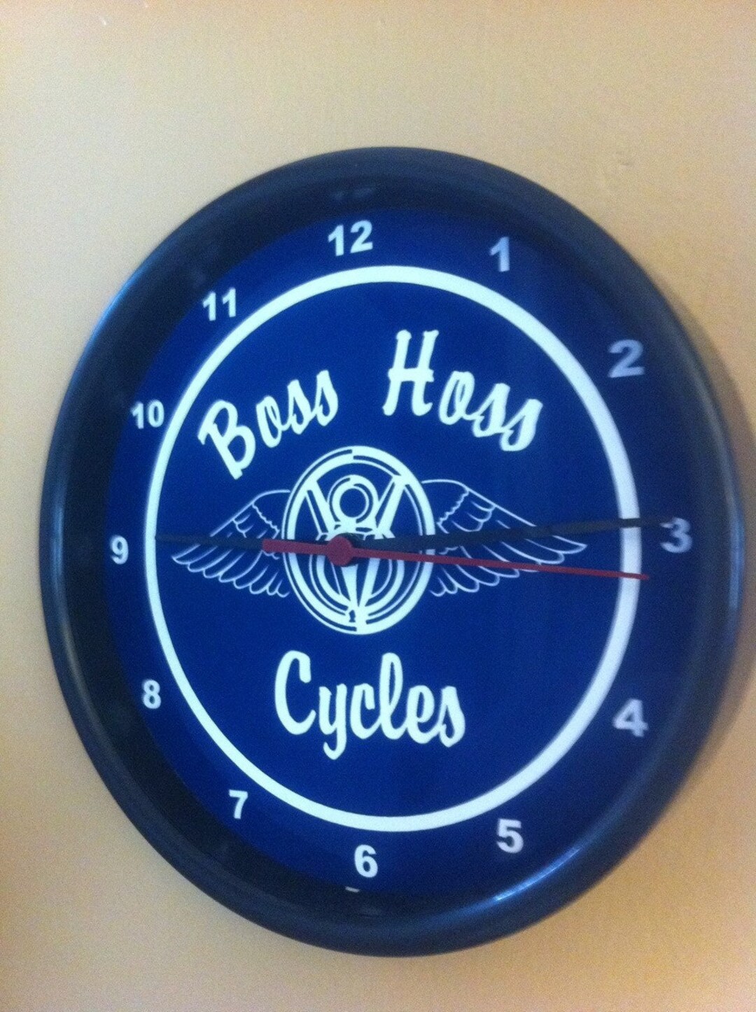 Boss Hoss Logo Motorcycle Garage Bar Advertising Man Cave Wall - Etsy