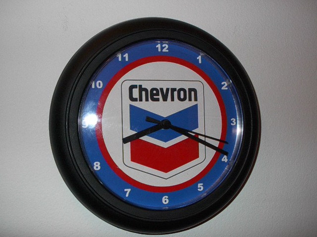 Chevron Motor Oil Gas Service Station Mechanic Garage Bar Advertising ...