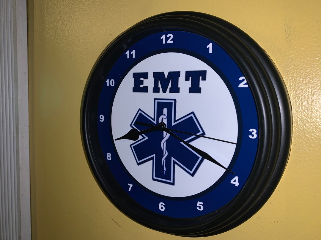 EMT Paramedic Ambulance Driver Office Hospital Bar Advertising Wall ...