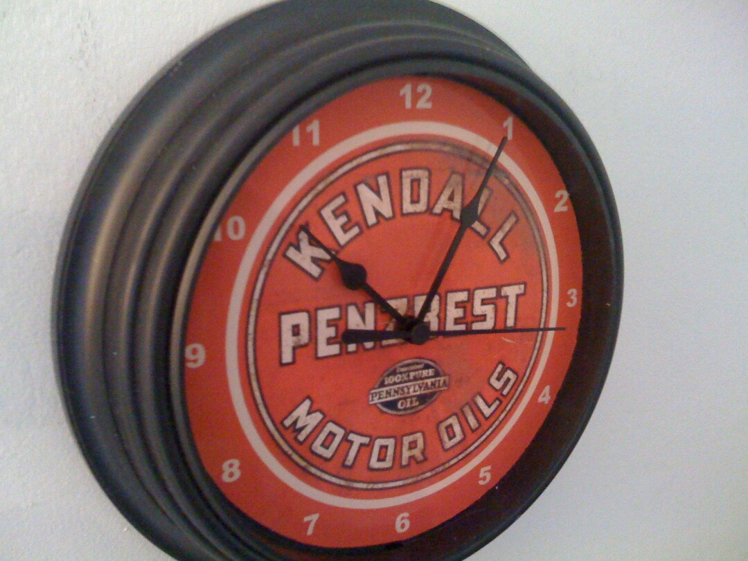 Kendall Penzbest Oil Gas Service Station Garage Bar Advertising Man ...
