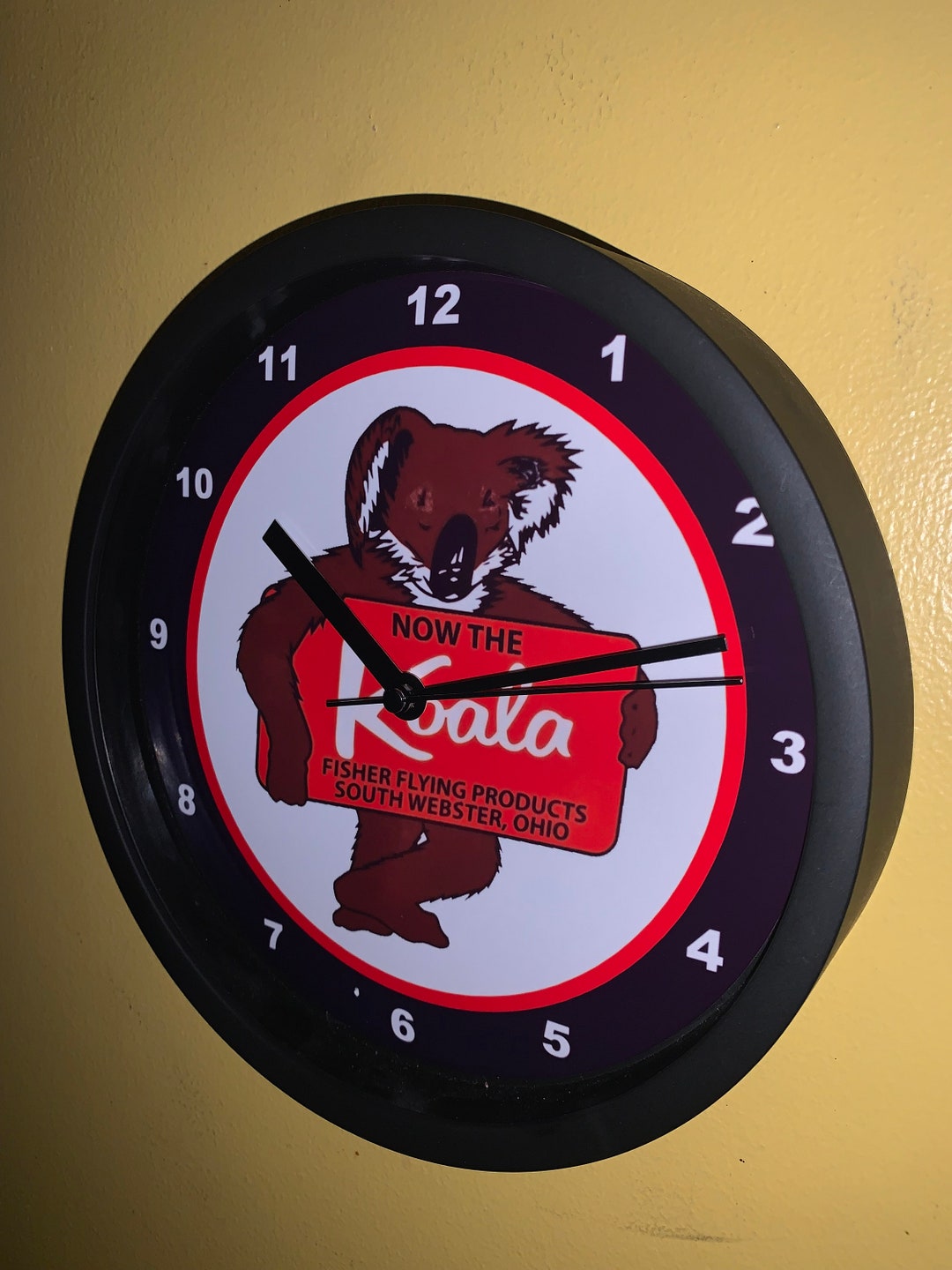Koala Fisher Aircraft Airplane Pilot Hangar Bar Garage Advertising Man ...