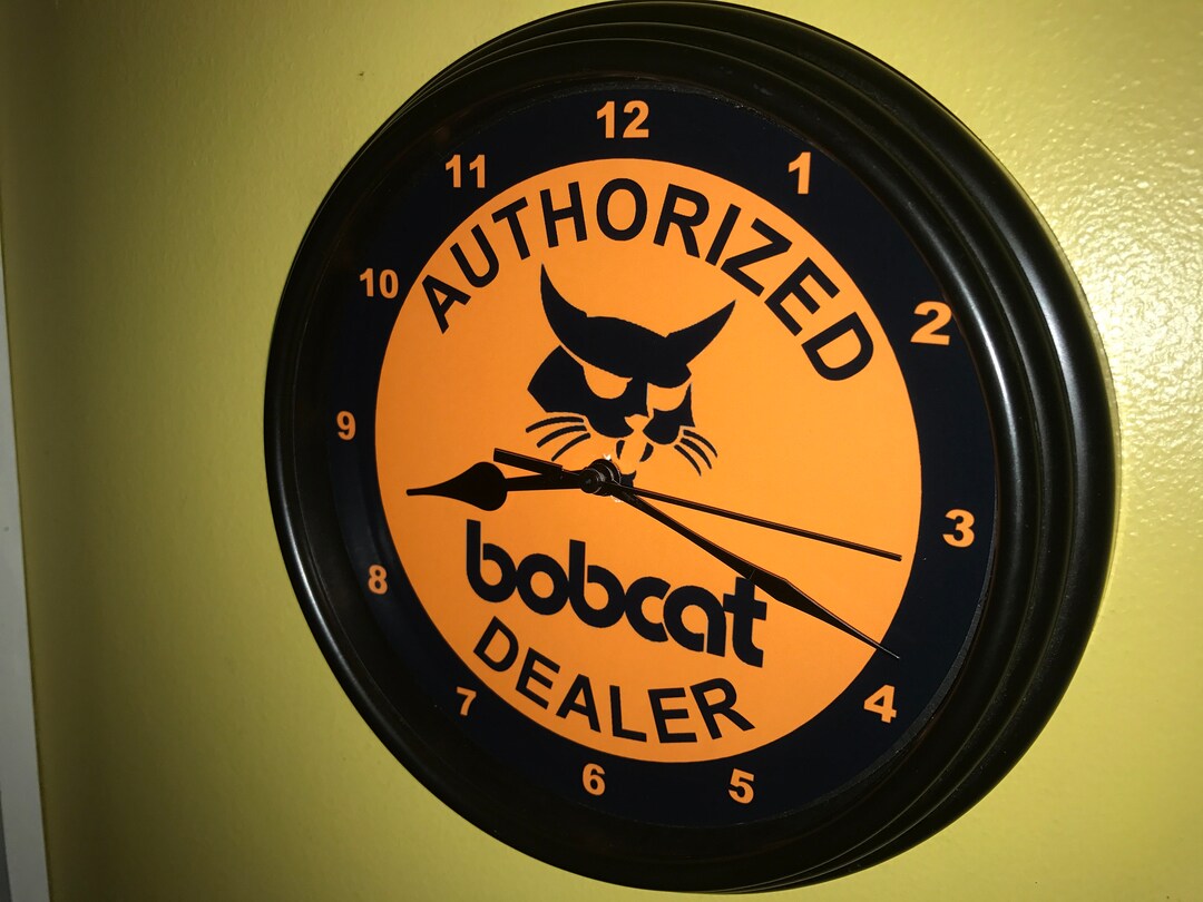 Bobcat Skid Steer Authdealer Farm Tractor Barn Logo Garage Bar - Etsy