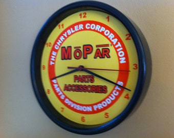 Mopar Wall Clock - Etsy