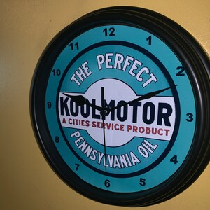 Koolmotor Cities Service Oil Gas Service Station Garage Advertising ...