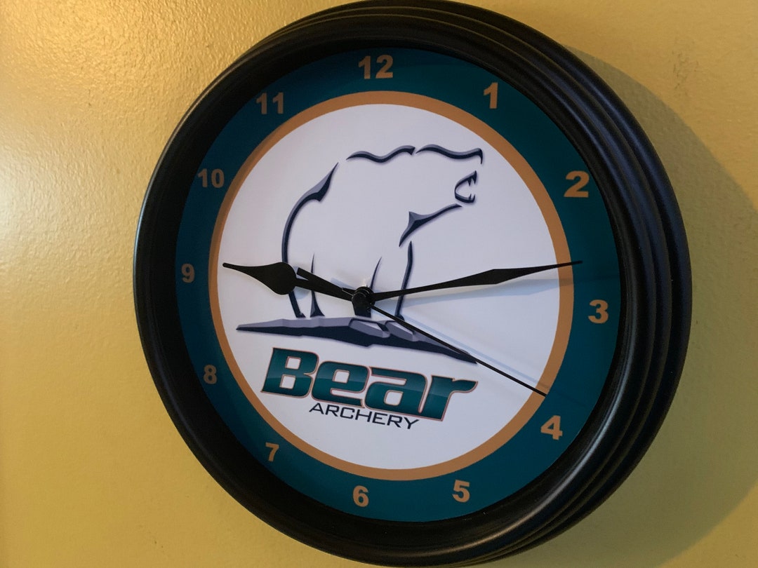 Bear Newlogo Archery Compound Bow Hunter Hunting Bar Advertising Man ...