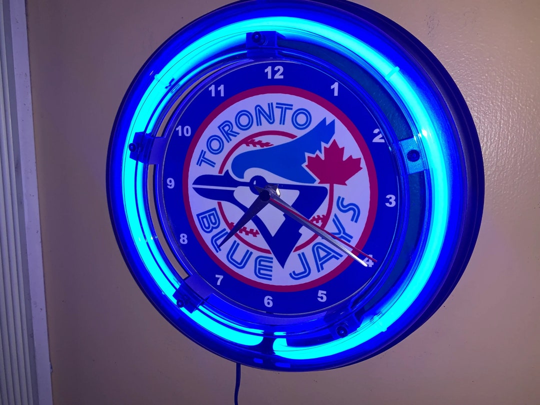 Toronto Blue Jays Throwback Baseball Bar Advertising Man Cave Blue Neon ...