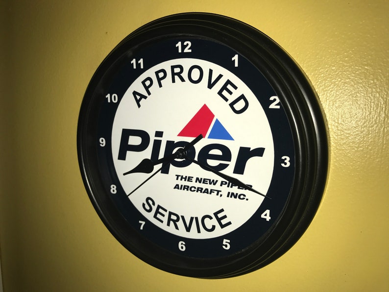 Piper Aircraft Airplane Pilot Hangar Appservice Bar Garage Advertising ...