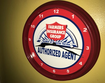Agent Clock - Etsy