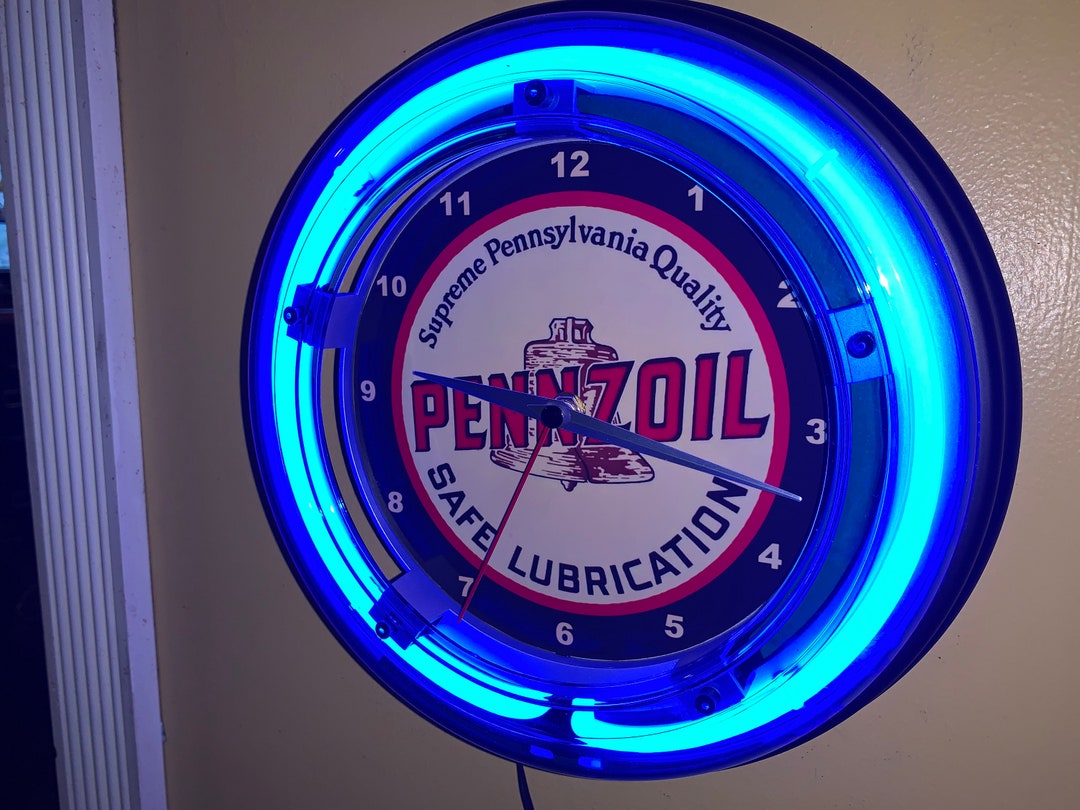 Pennzoil Oldlogo Oil Mechanic Gas Service Station Garage Bar ...