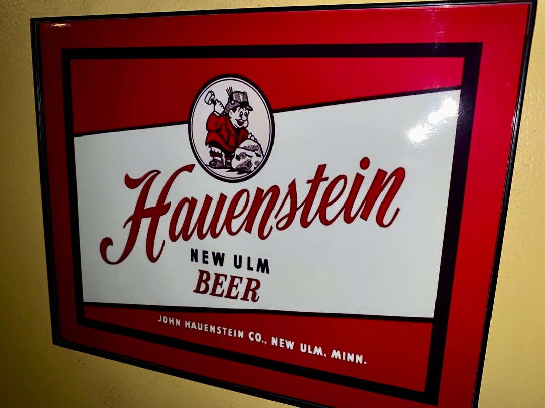 Hauenstein Beer New Ulm Minnesota Bar Man Cave Wall Clock Advertising ...