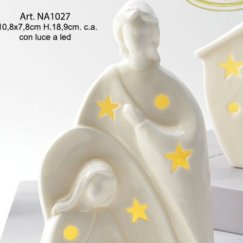 Holy Family White Porcelain Statuemodern Holy Family - Etsy