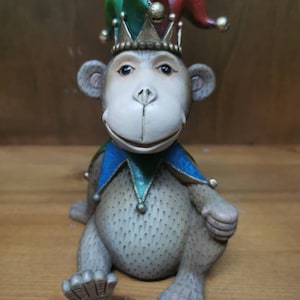 Pair of Jester Monkeys - Etsy
