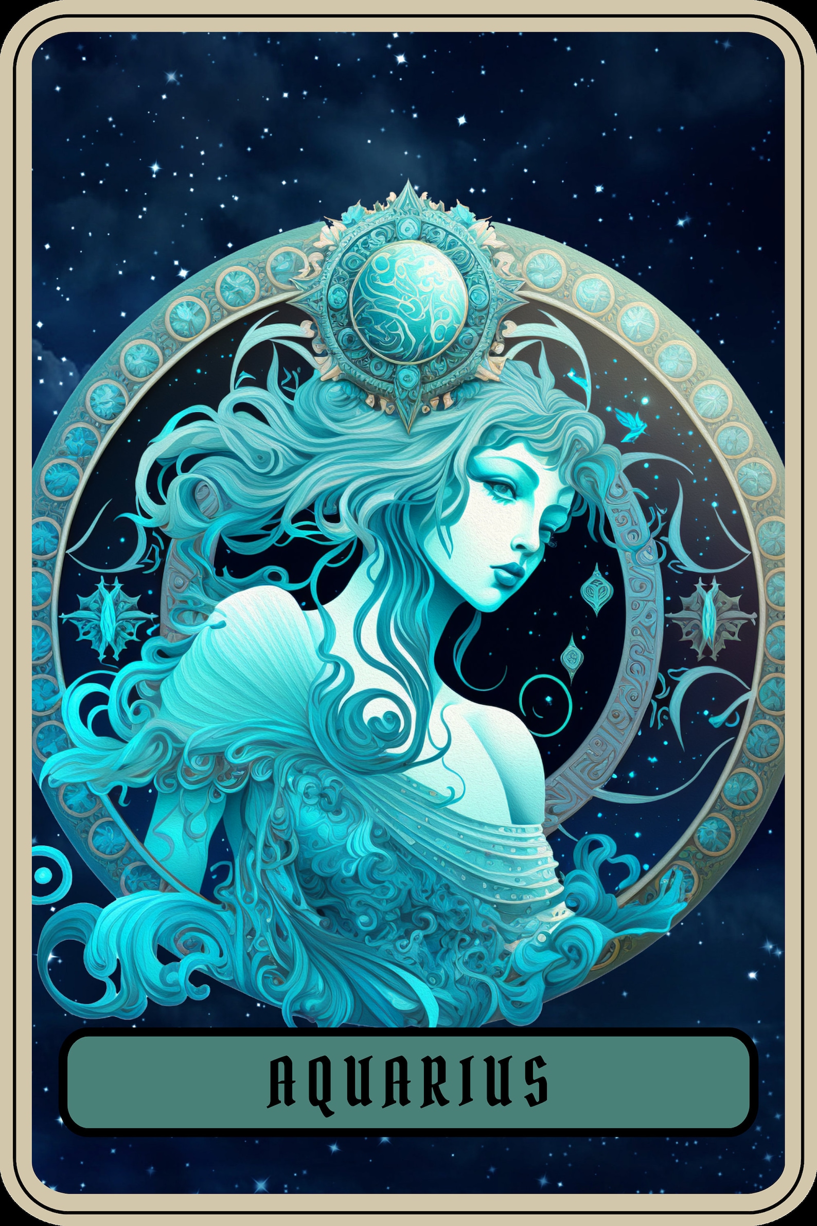 Zodiac Tarot Card Bundle PNG Sublimation Horoscope Design Celestial ...