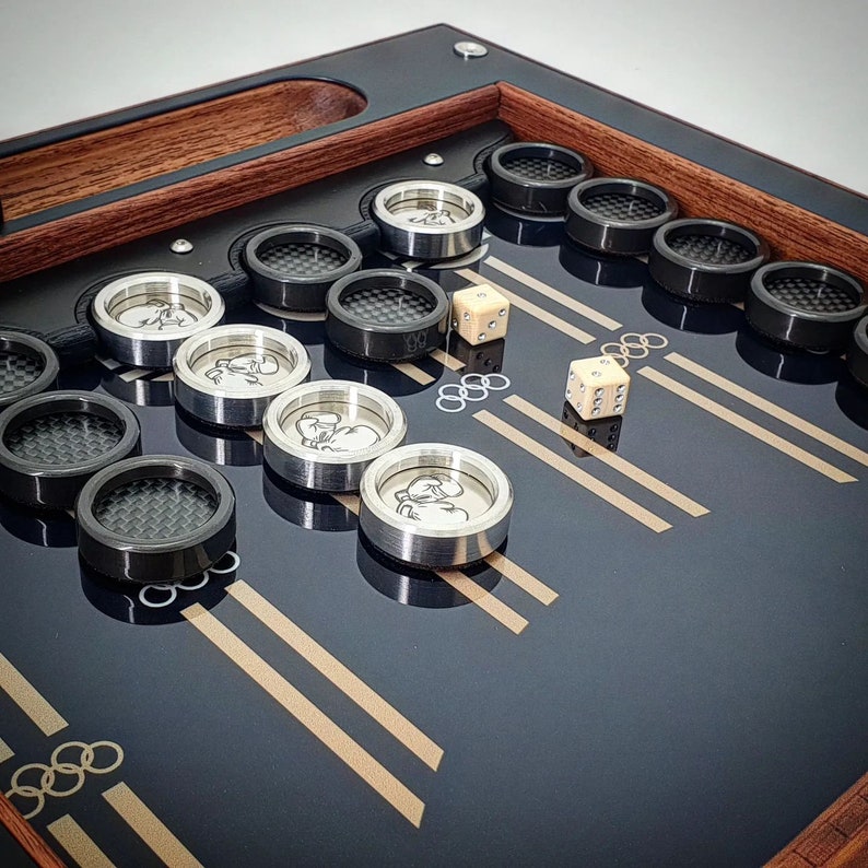 Personalized Backgammon Set. Custom Board and Pieces. Unique Board. Any ...