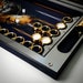 Metal Backgammon Set. Personalized Board and Chips. Unique Large ...