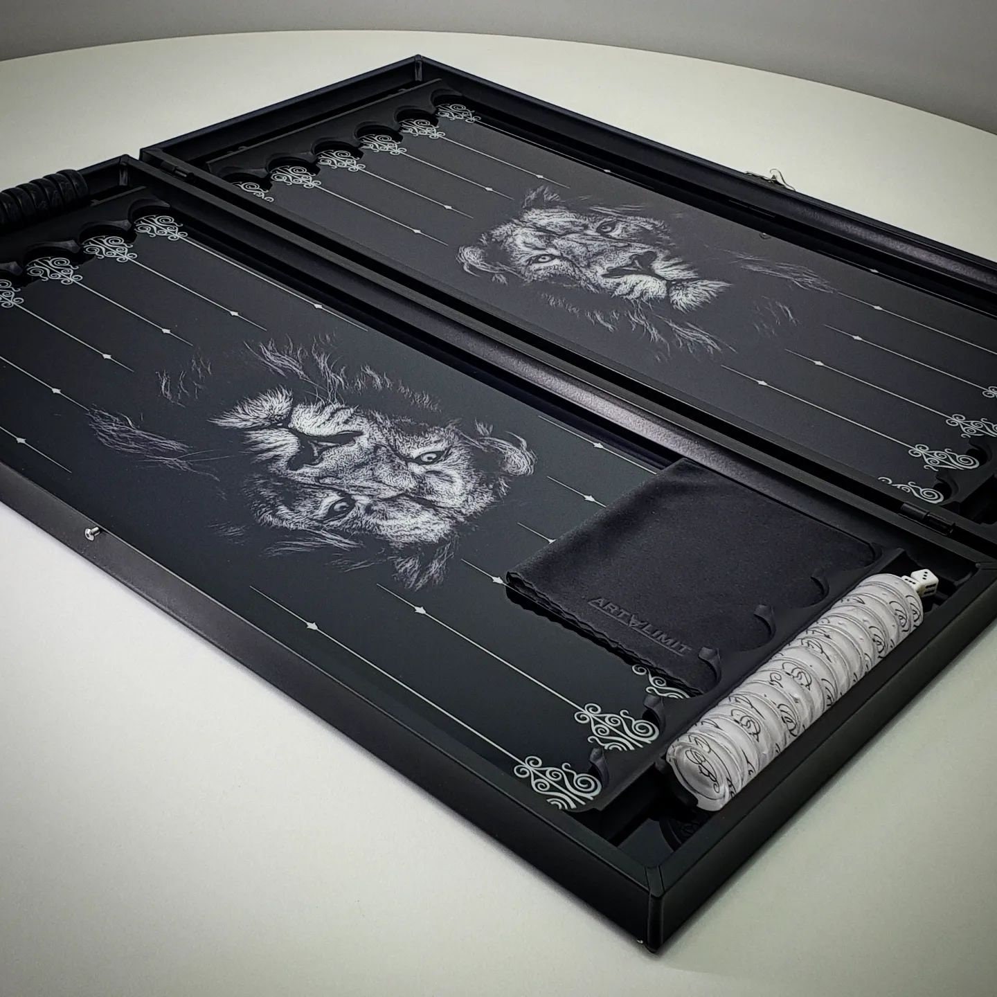 Custom Backgammon Set. Custom Board and Chips. Personalized Handmade ...