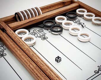 Glass Backgammon Board - Etsy