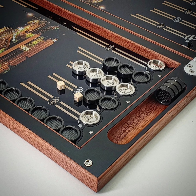 Personalized Backgammon Set. Custom Board and Pieces. Unique Board. Any ...