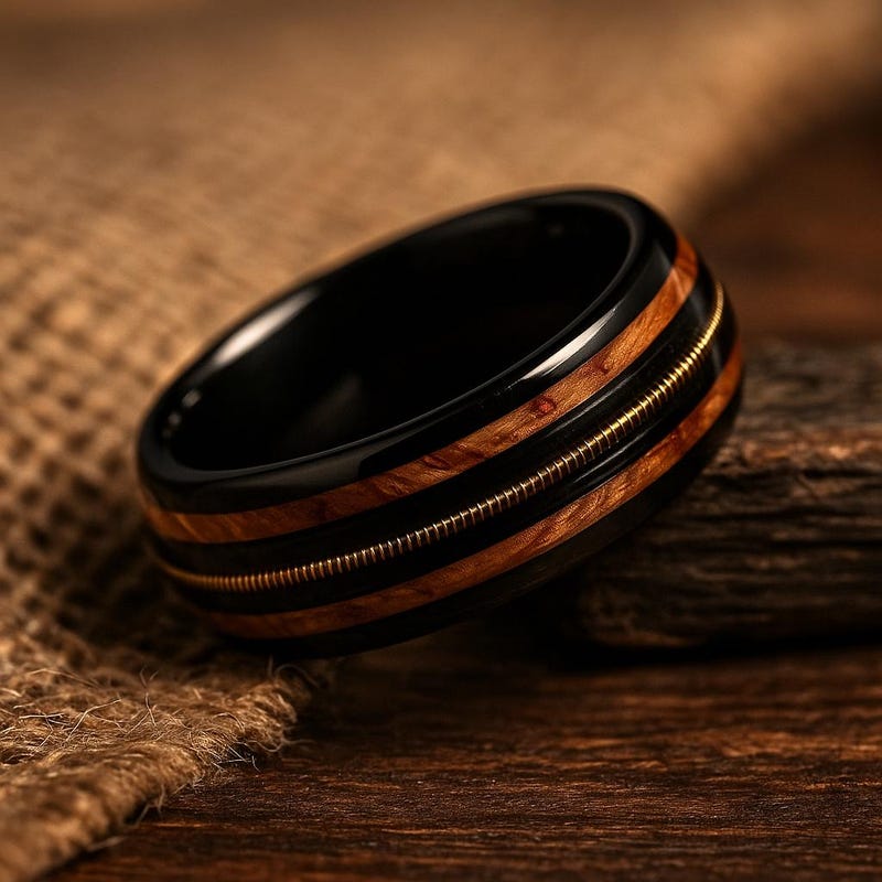 Guitar String Ring - Etsy