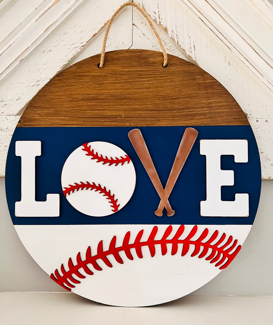 Baseball Door Hanger, Door Hanger, Sports Door Hanger, Front Door Decor ...