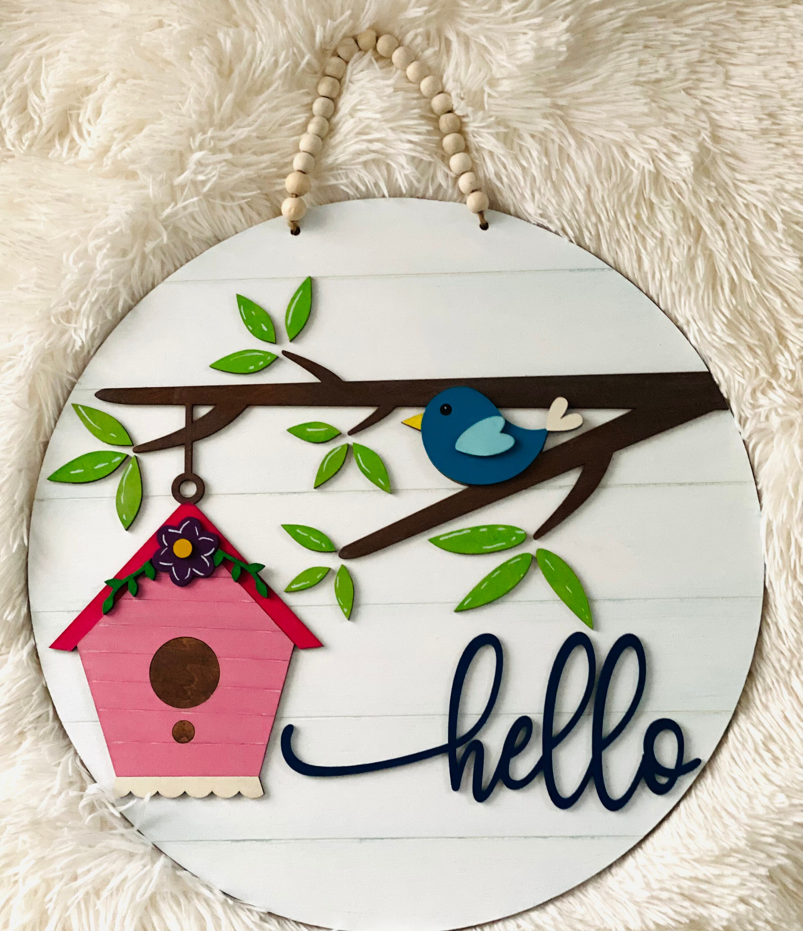 Spring Door Hanger Summer Door Hanger Whimsical Door Hanger | Etsy