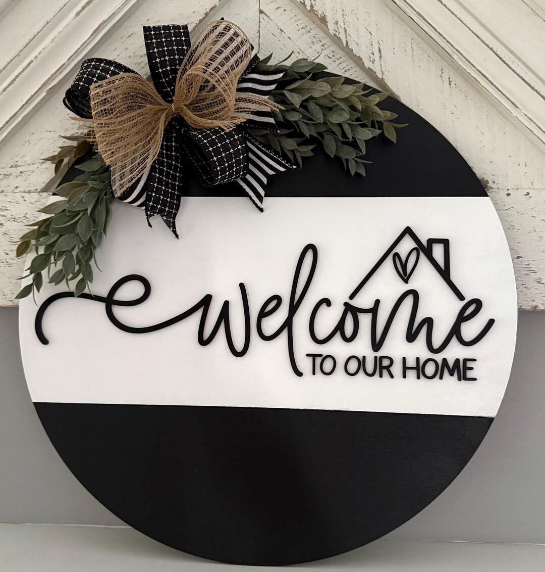 Welcome to Our Home Door Hanger, New Homeowner Sign, Welcome to Our ...