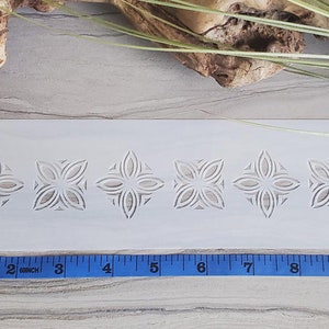 Polynesian Pua Flower Tapa Stencils Sm Pattern - Cake Stencils Baking ...