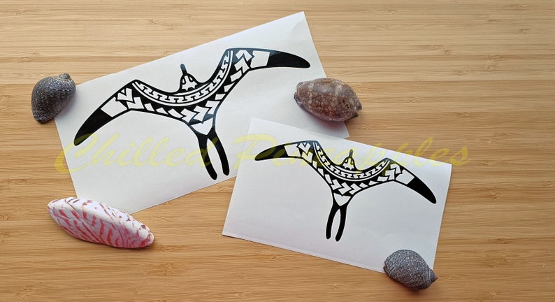 Manu Decal Polynesian Bird Sticker Hawaiian Iwa Vinyl Bumper Sticker ...