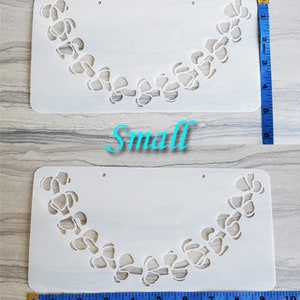 Puakenikeni Hawaiian Flower Lei Stencil Pattern - Cake Decorating ...