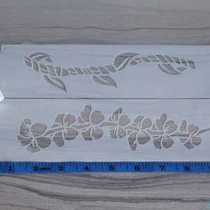 Polynesian Puakenikeni Lei or Ti Leaf Lei, Stencil Pattern - DIY Cakes ...