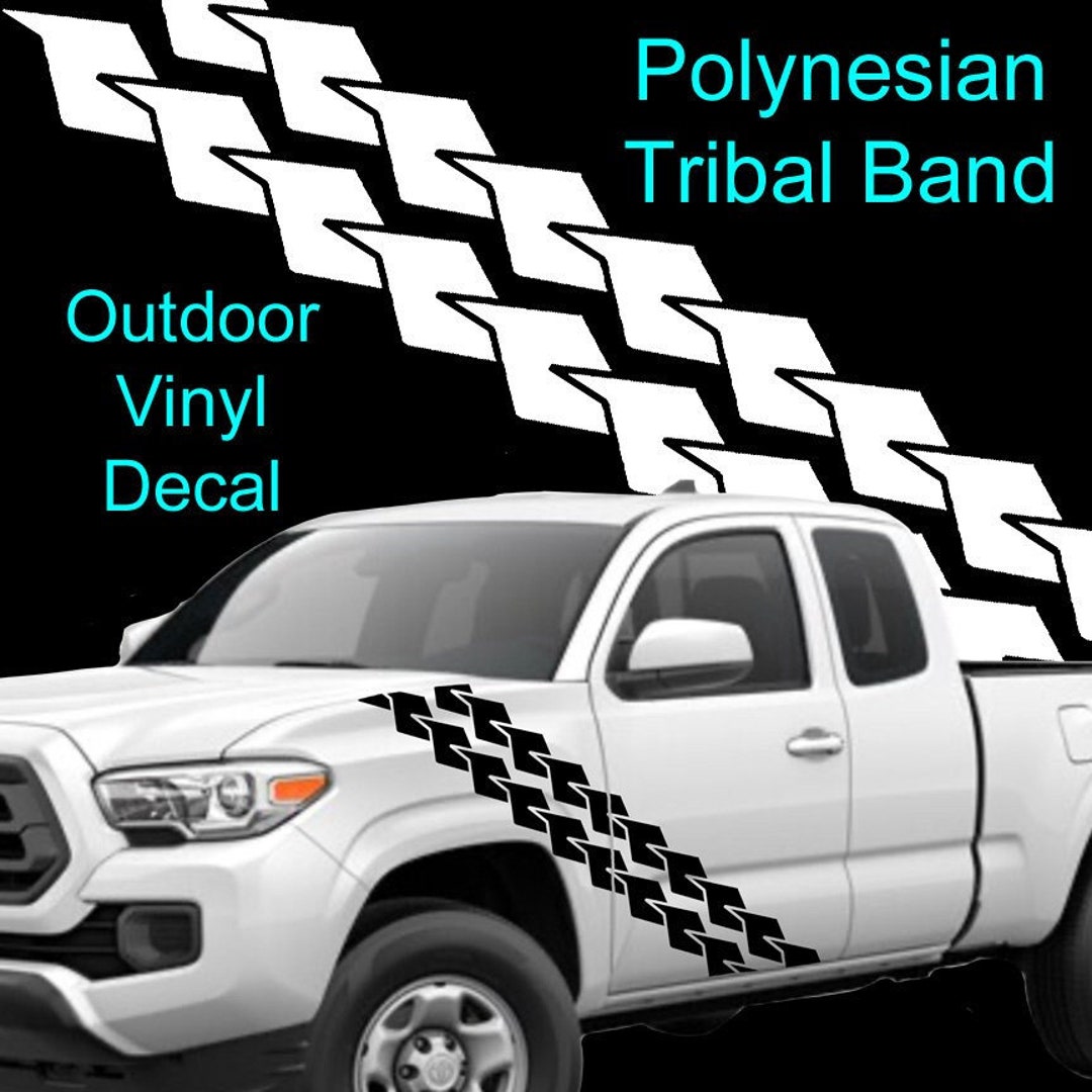 Polynesian Tribal Band #1 (of 6) Auto Decal Bumper Sticker Window ...
