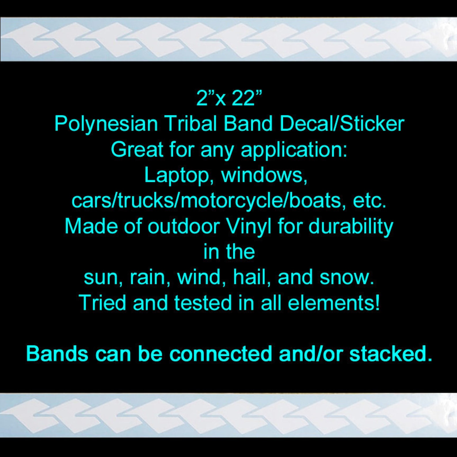 Polynesian Tribal Band 1 of 6 Auto Decal Sticker Bumper - Etsy
