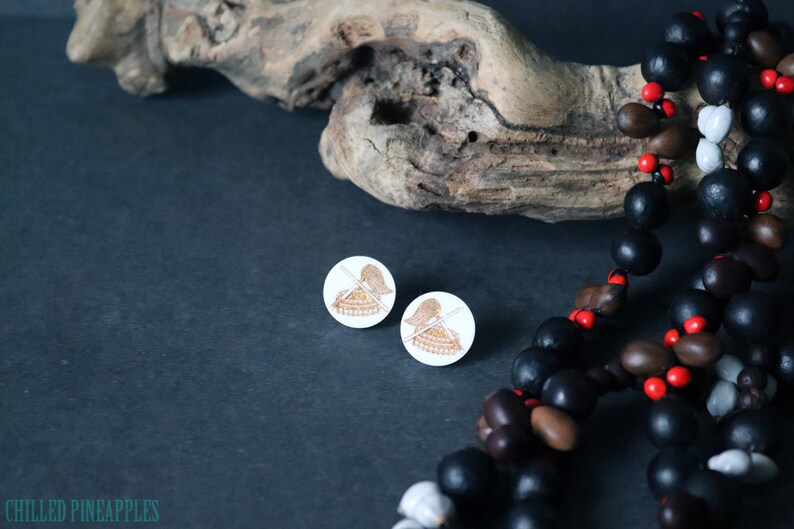 Samoan Fue To'oto'o and Tanoa in Gold Hand - Etsy