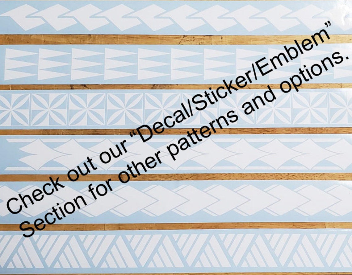 Polynesian Tribal Band 1 of 6 Auto Decal Sticker Bumper - Etsy