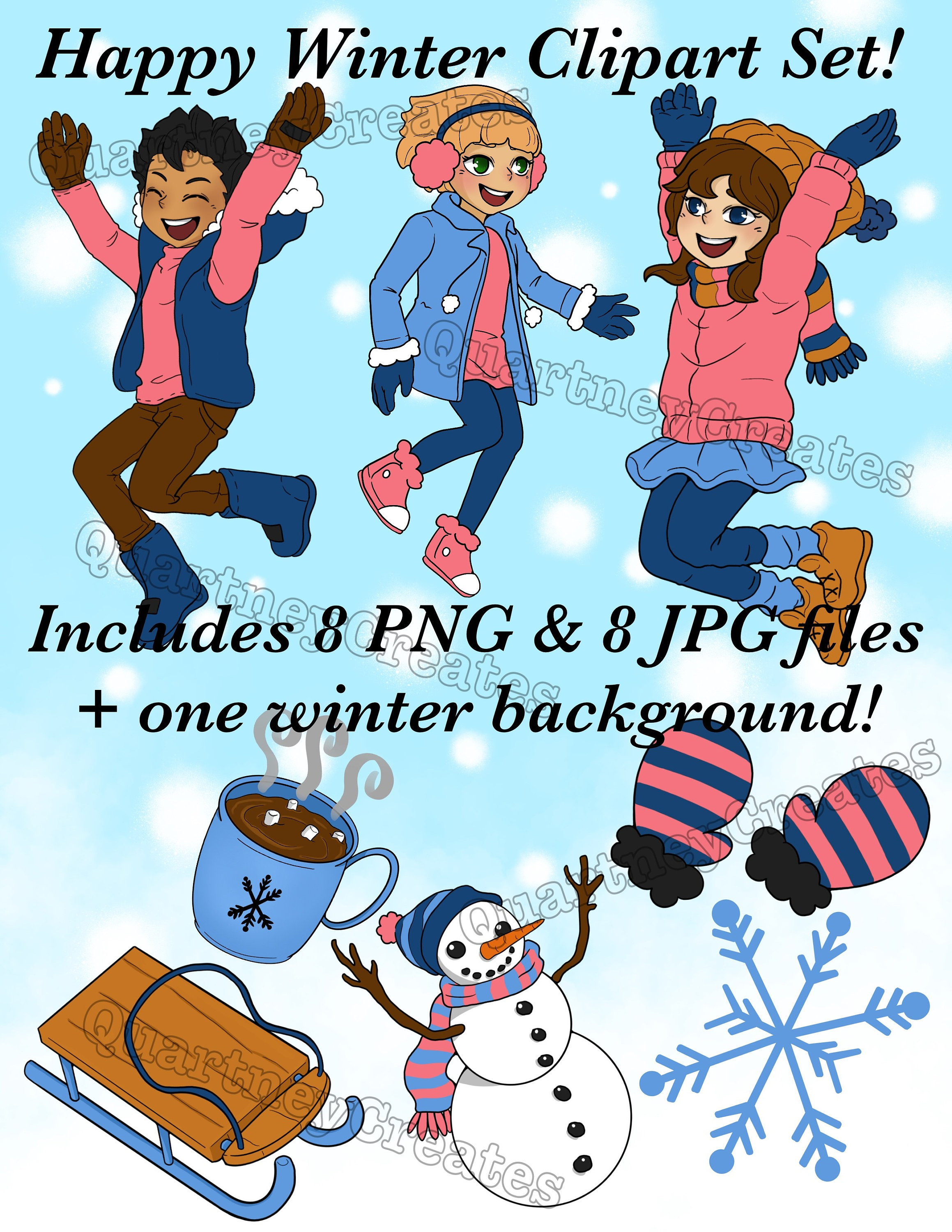 Winter Fun Clip Art