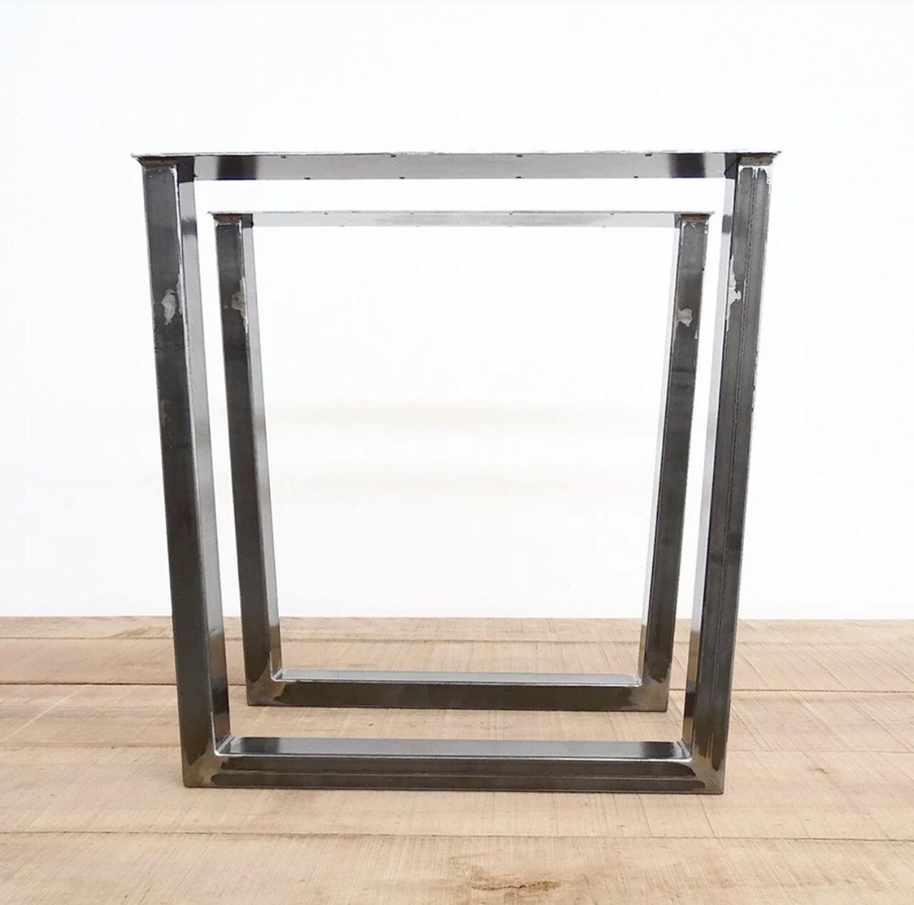 Industrial Style Table Leg Set (2 Pieces) for Kitchen/dining Tables ...